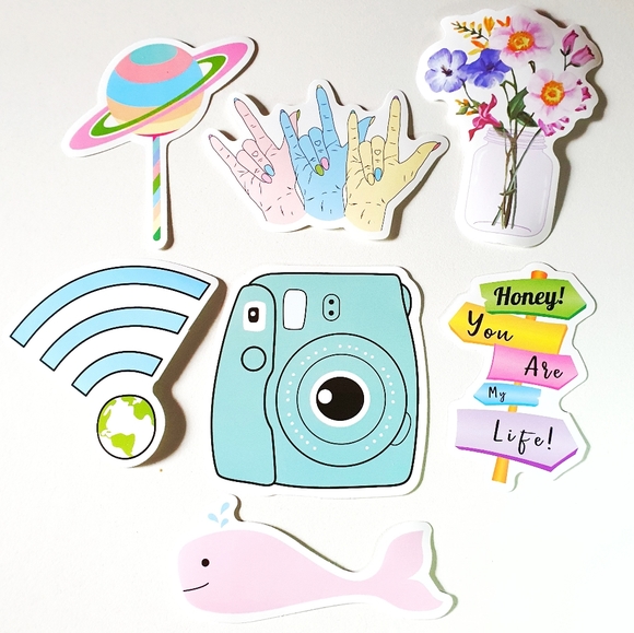 Office | 8 Pks For 15 Of 7 Large Stickers | Poshmark